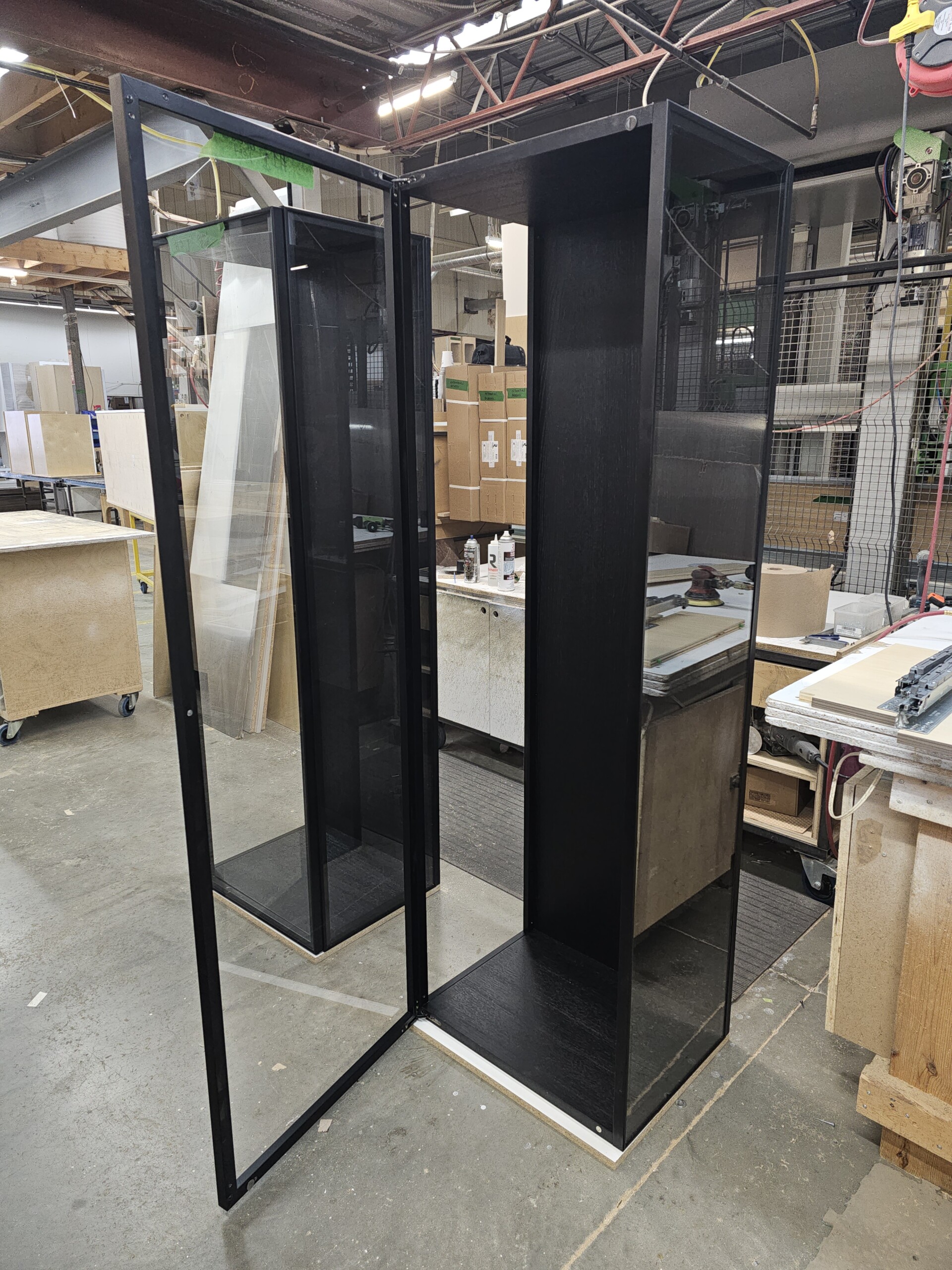 METAL FRAME & GLASS DOOR SAMPLES - NAC